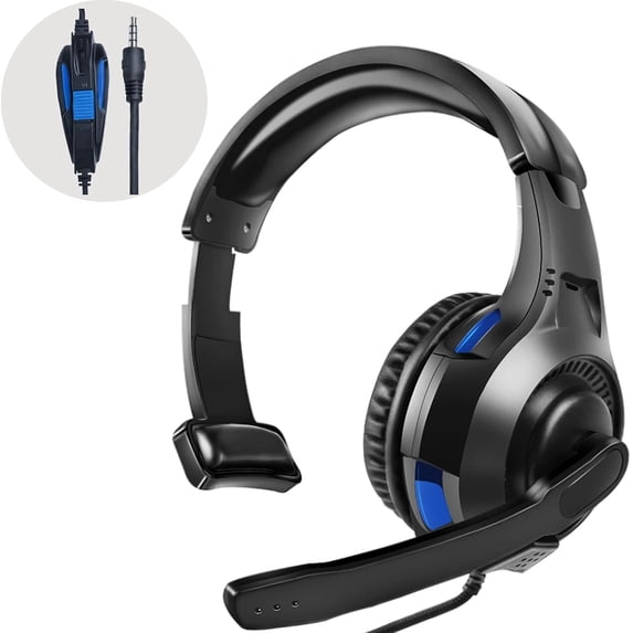 One Ear Gaming Headset for PS5/PS4/Xbox Series S/Xbox X, Wired Online ...