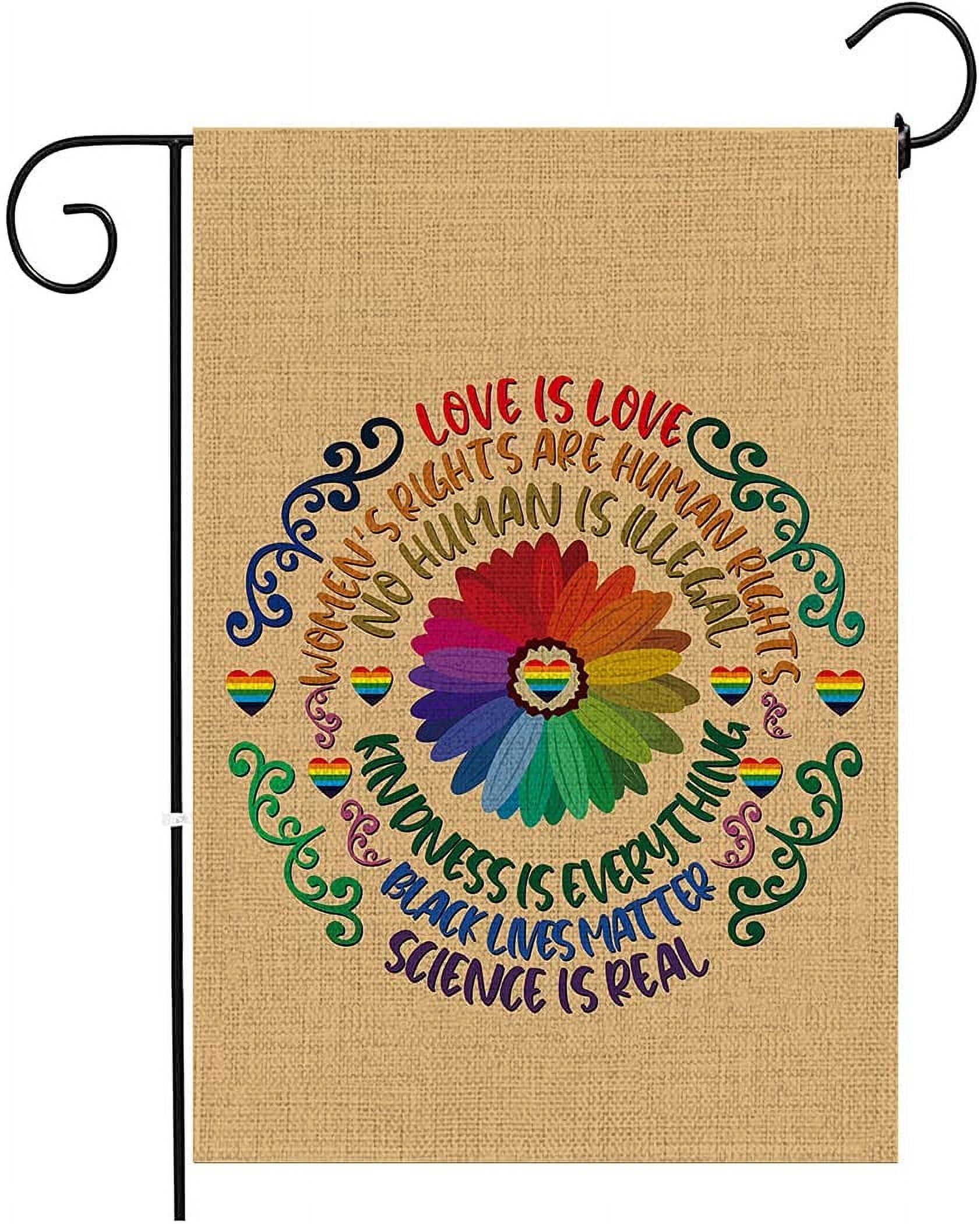 No One Fights Alone Flag Black Lives Matter Flag Love is Love Flag ...