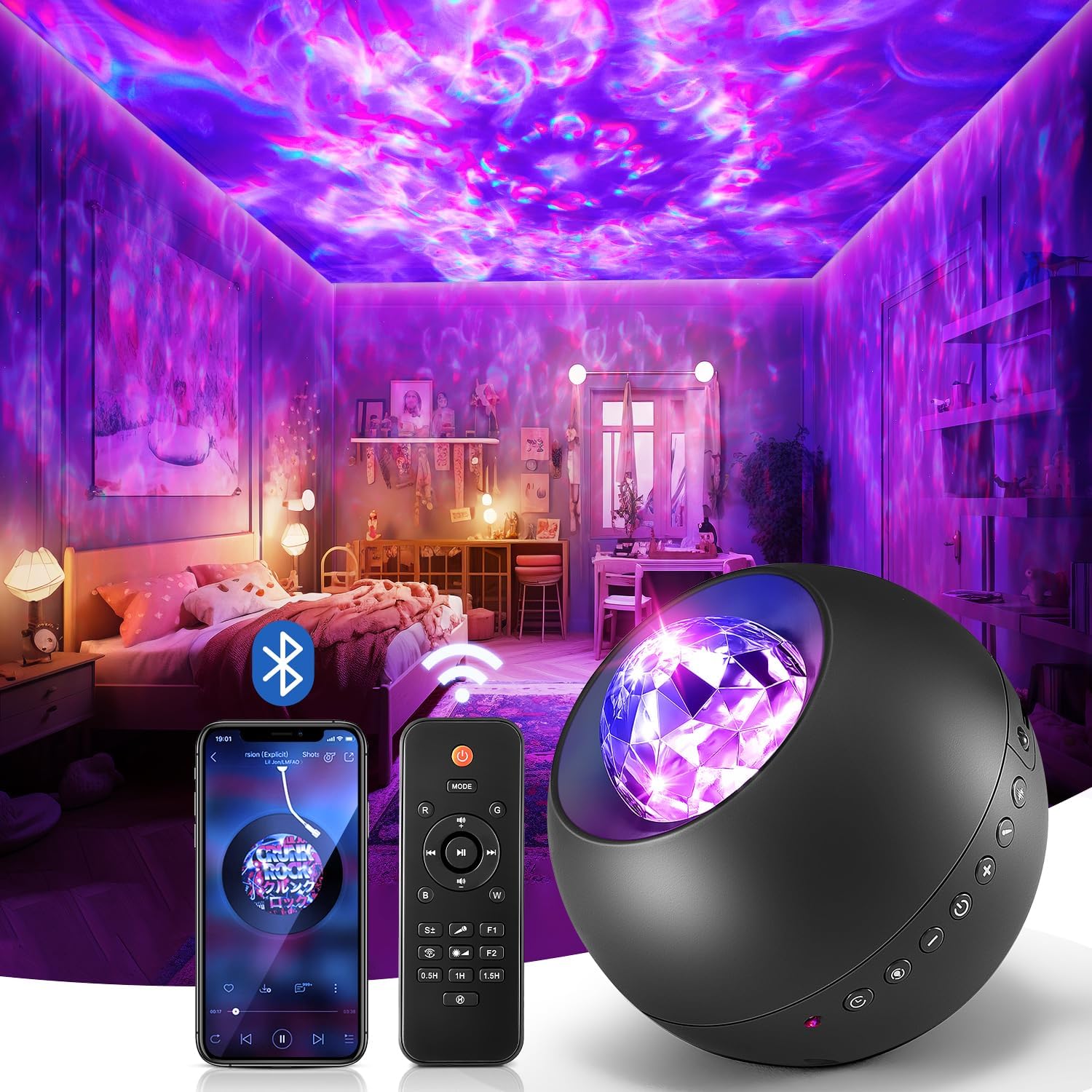 Color Constellation Star Projector Lamp Night Light by Hey! Play ...
