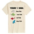 One Fish Two Fish - Today Saw One Fish - Men's Short Sleeve Graphic T ...