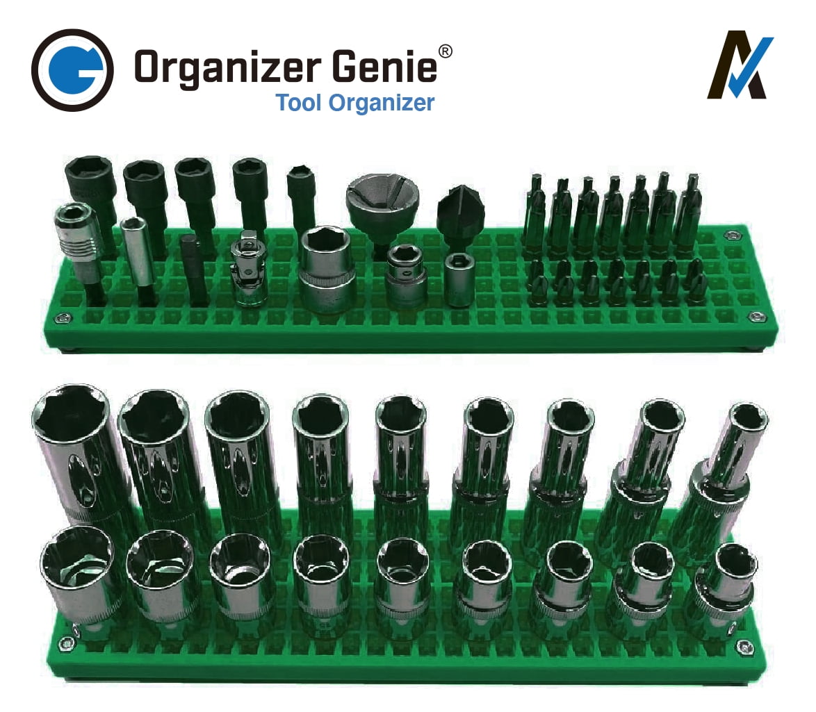 One GREEN Slim Pegboard to Organize Sockets, Wrenches, Pliers ...