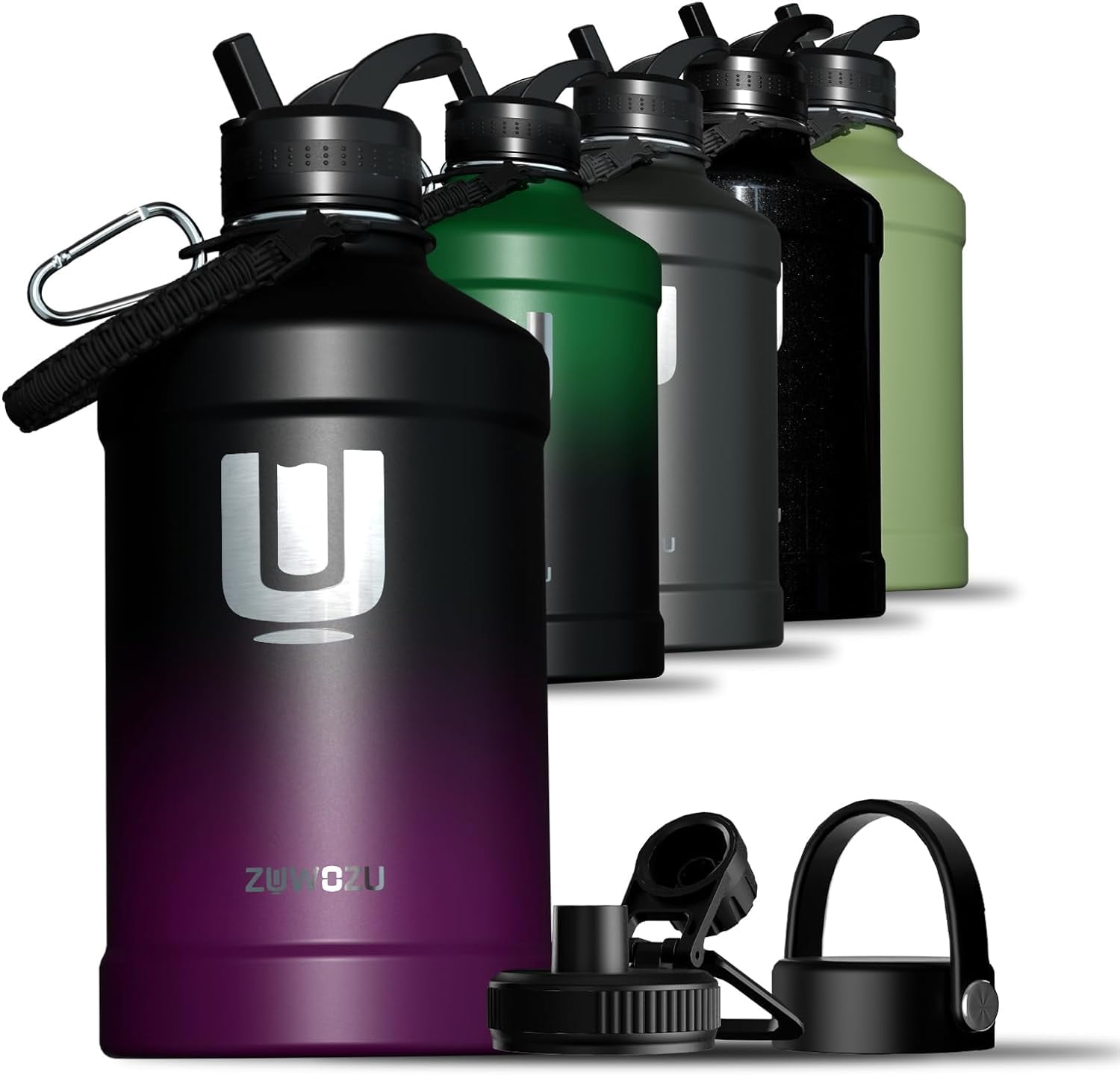One Gallon Water Bottle Insulated, Dishwasher Safe Water Bottle ...
