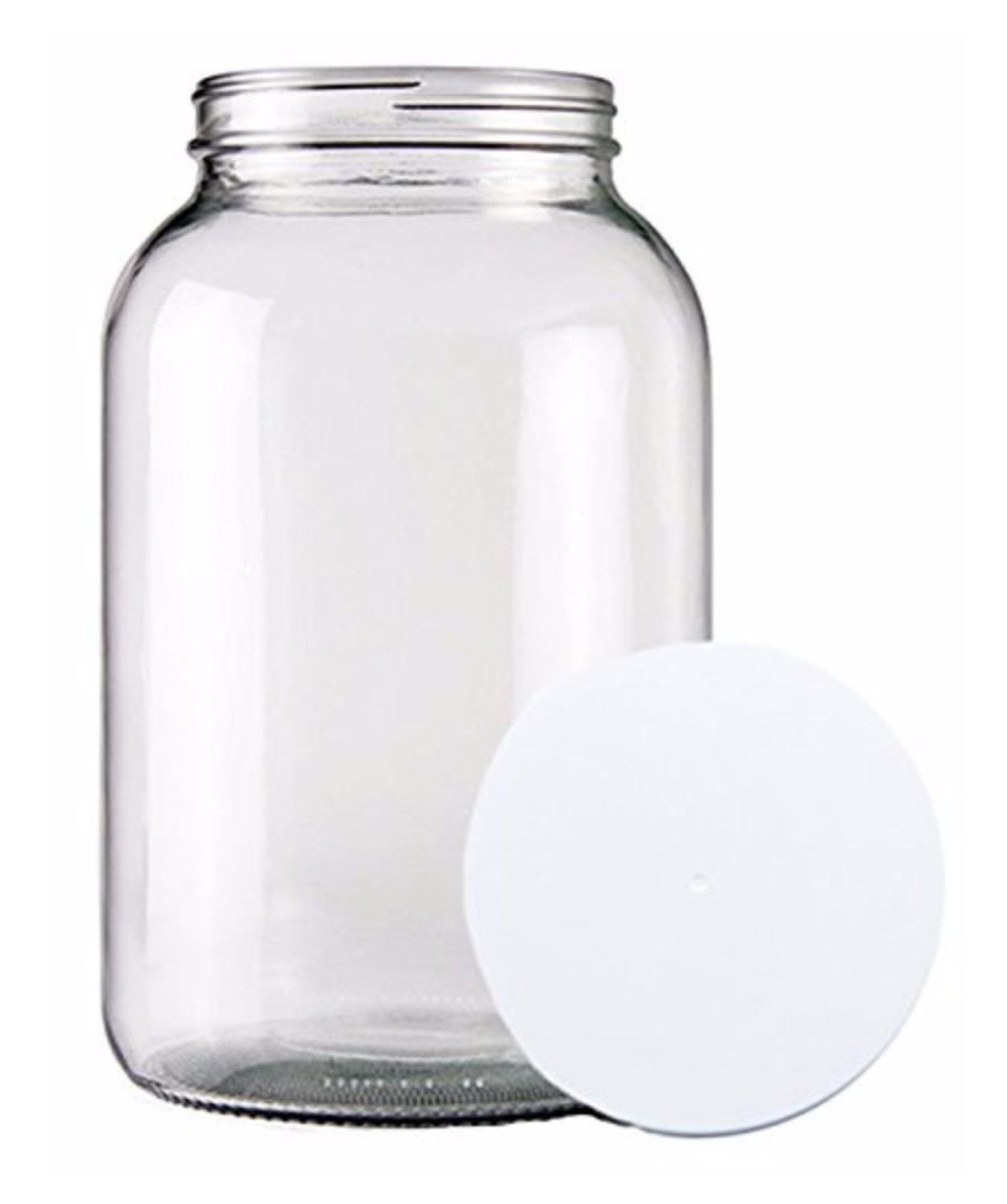 One Gallon Wide Mouth Glass Jar With Lid