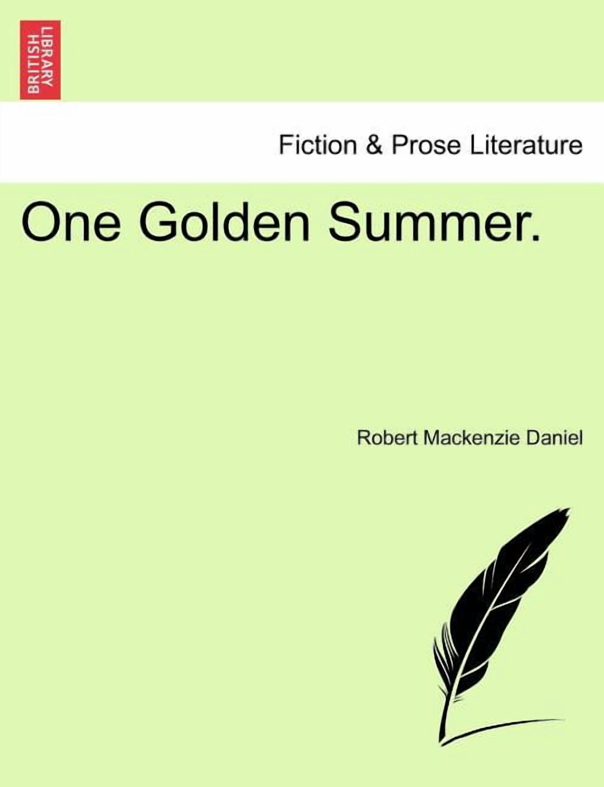 One Golden Summer. (Paperback) - Walmart.com