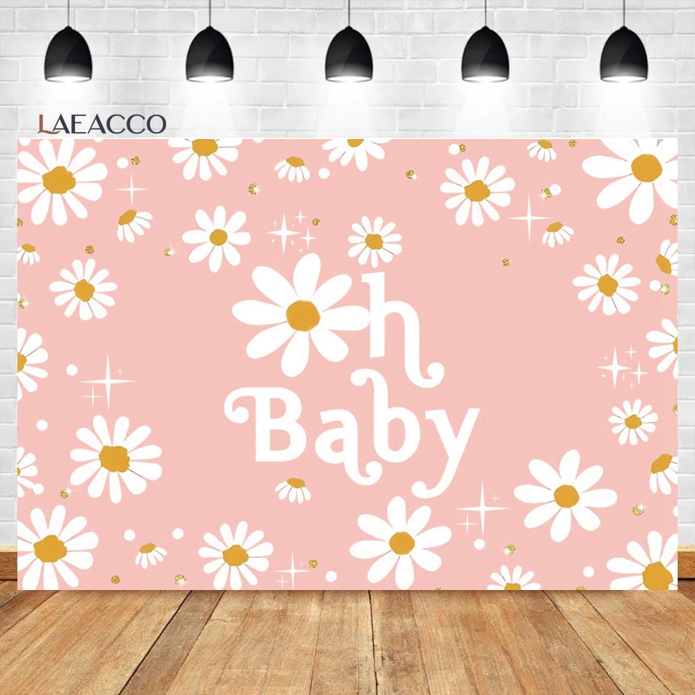 One Groovy Birthday Backdrop Hippie Boho Sunflowers Newborn Baby Shower ...