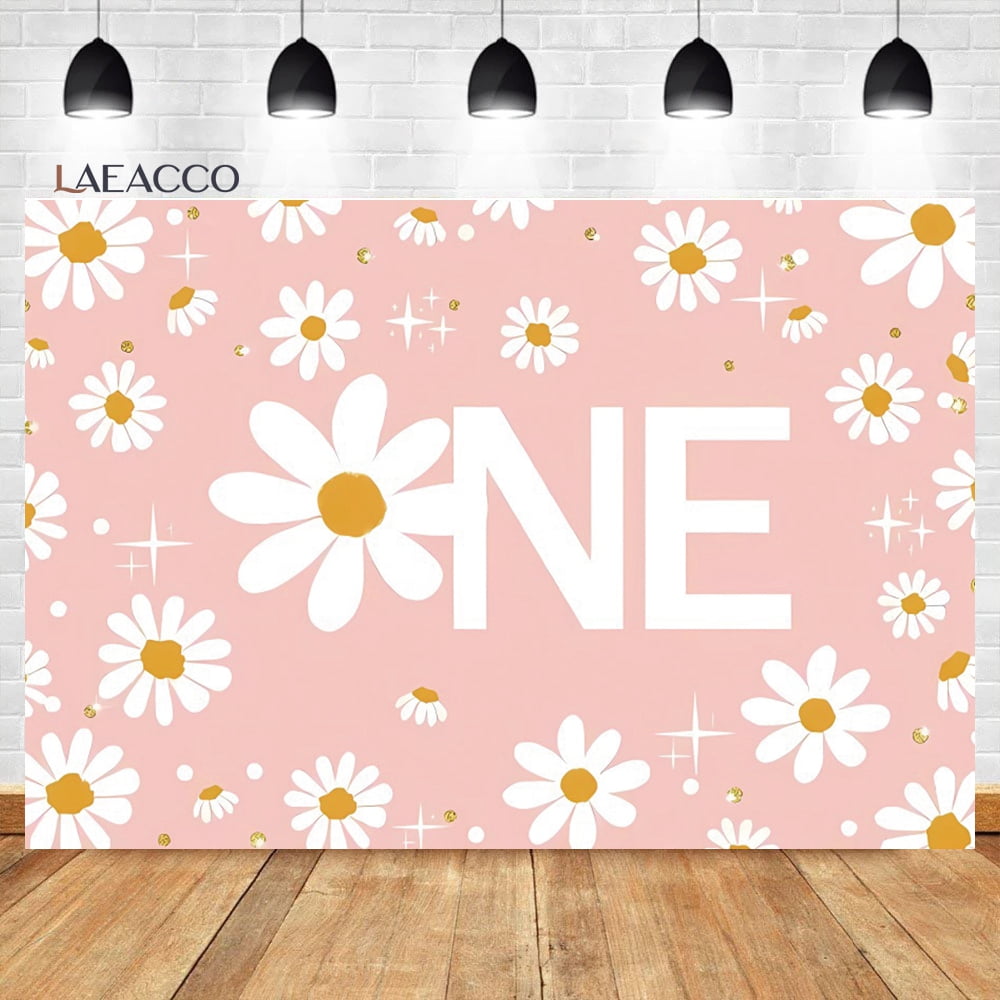 One Groovy Birthday Backdrop Hippie Boho Sunflowers Newborn Baby Shower ...