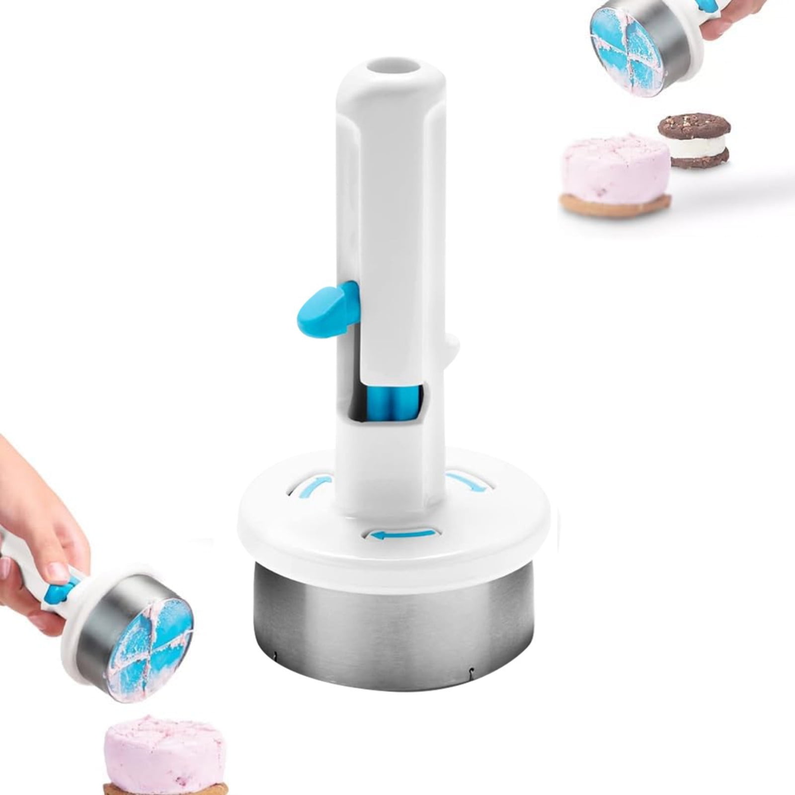 One-Hand Ice Cream Sandwich Scooper, Effortless & Fun Treats Maker, Ice ...