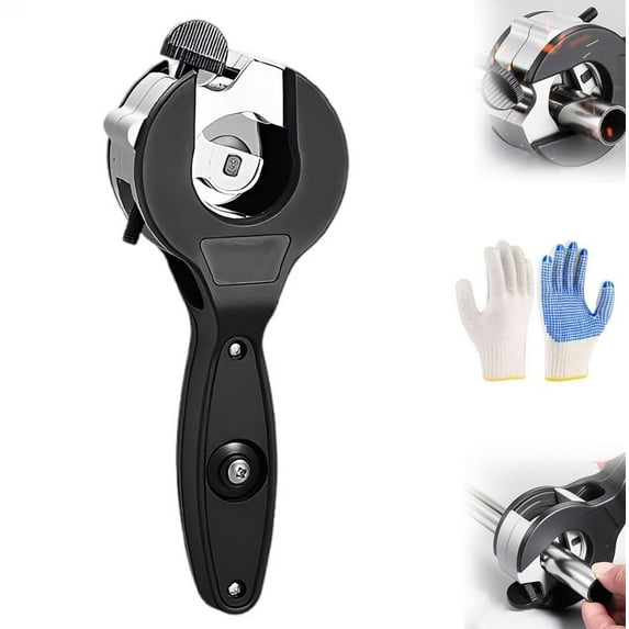 One-Hand Ratchet-Type Pipe Cutter, Hand Copper Tubing Cutters Plumbing ...