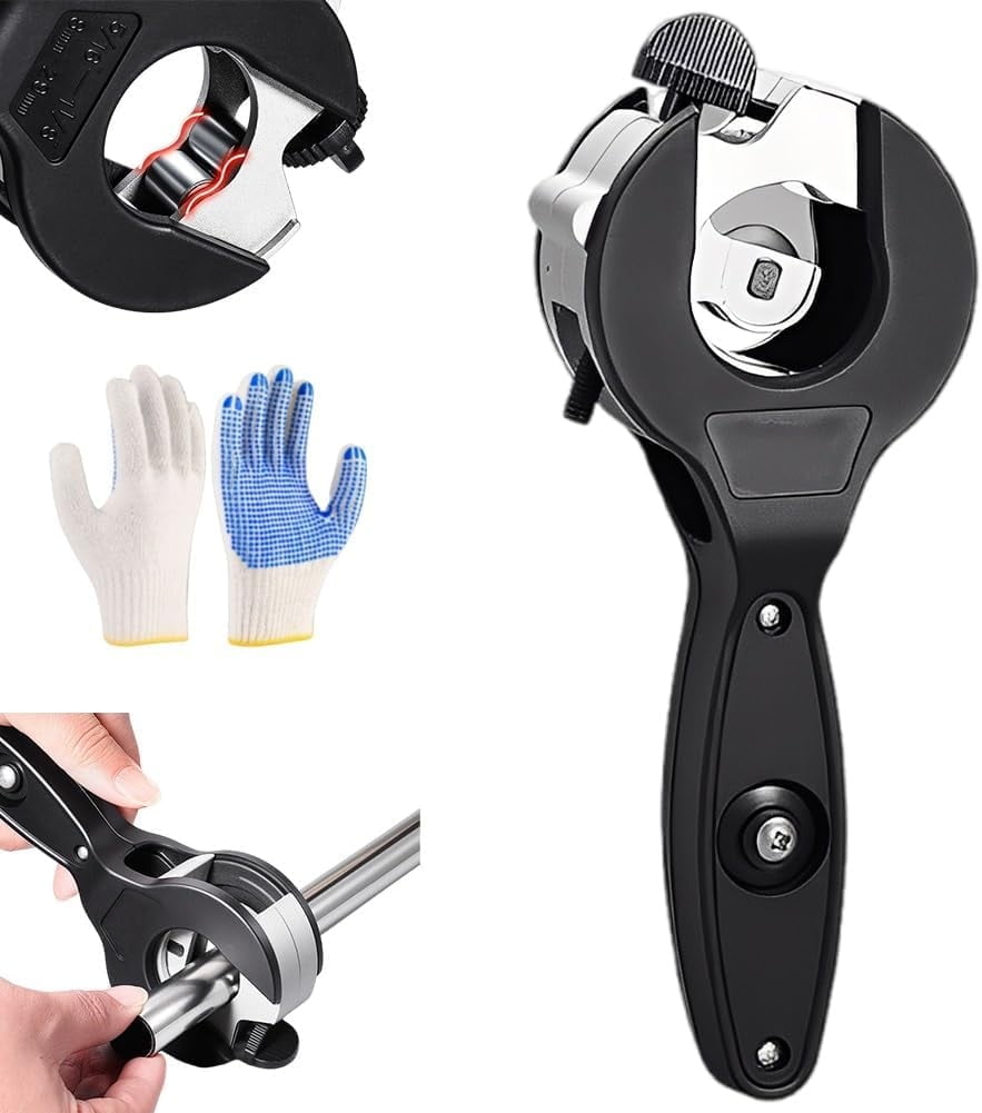 One-Hand Ratchet-Type Pipe Cutter, Hand Copper Tubing Cutters Plumbing ...