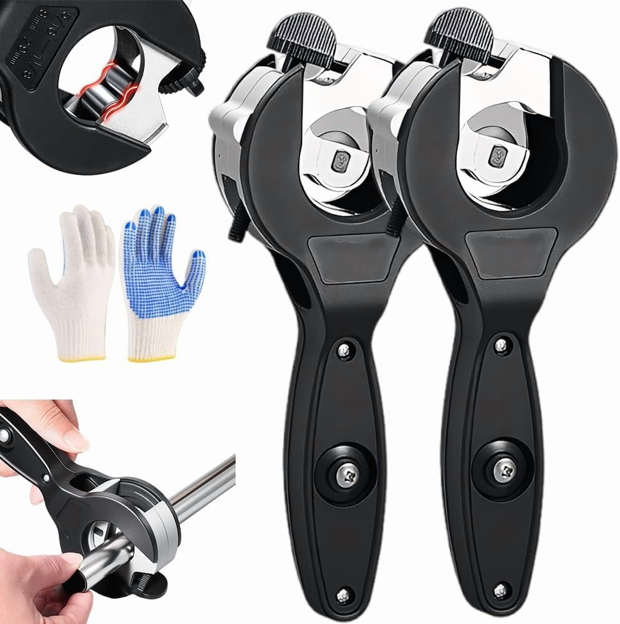 One-Hand Ratchet-Type Pipe Cutter, Hand Copper Tubing Cutters Plumbing ...