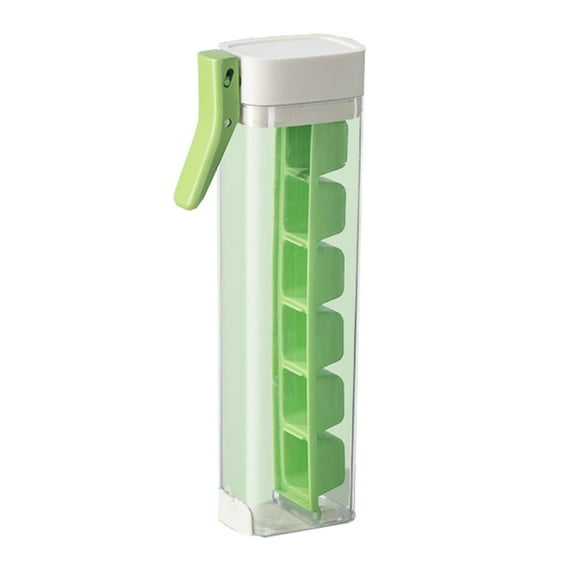 One Handed Deicing Ice Cube Tray, Press and Release Ice Molds Featuring ...