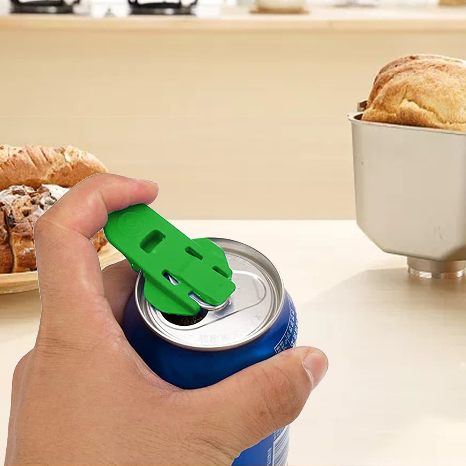 One Handed Gadgets Easy Can Opener Hand Held Beverage Opener And Can ...