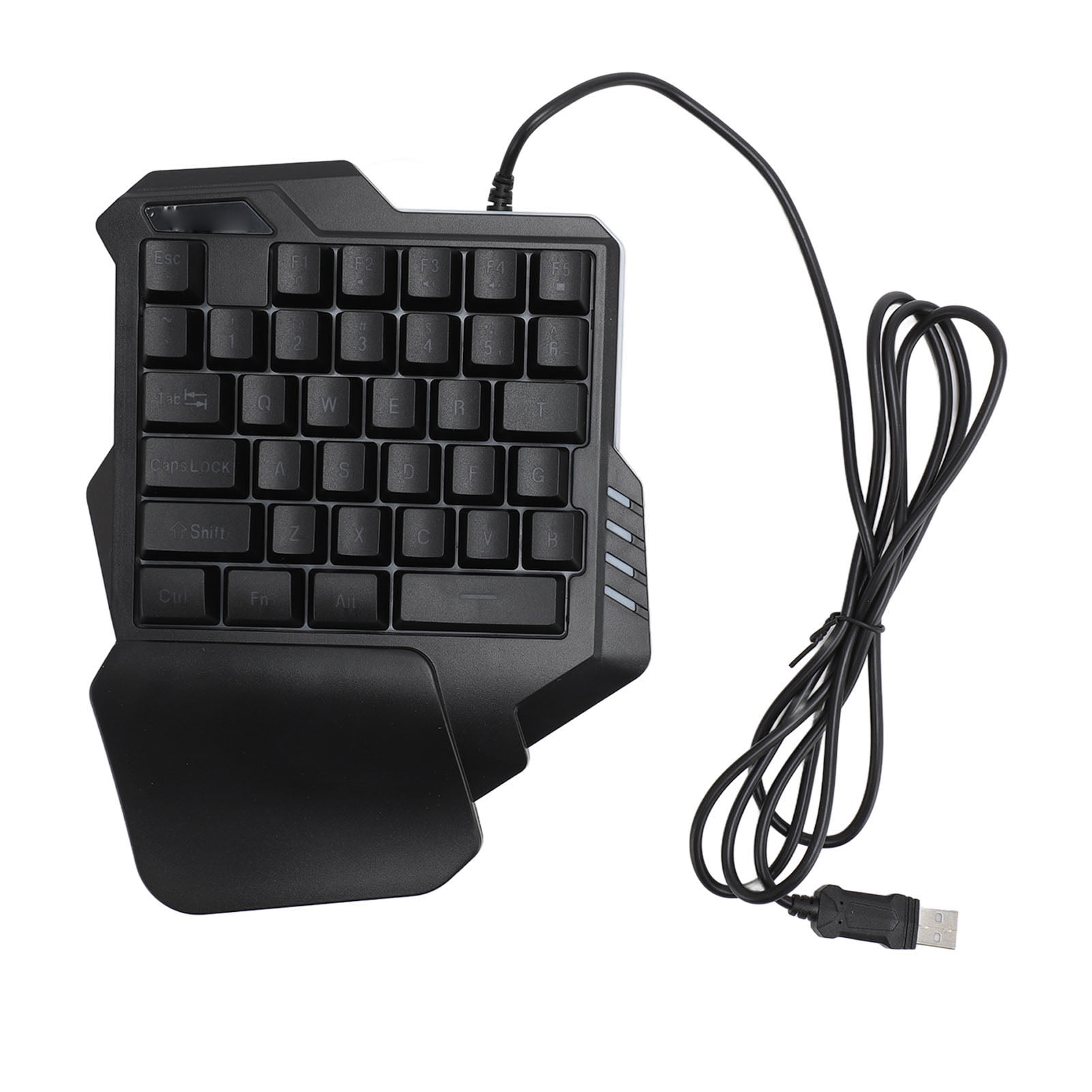 One Handed Gaming Keyboard 35 Keys Portable Gaming Keypad Backlight ...