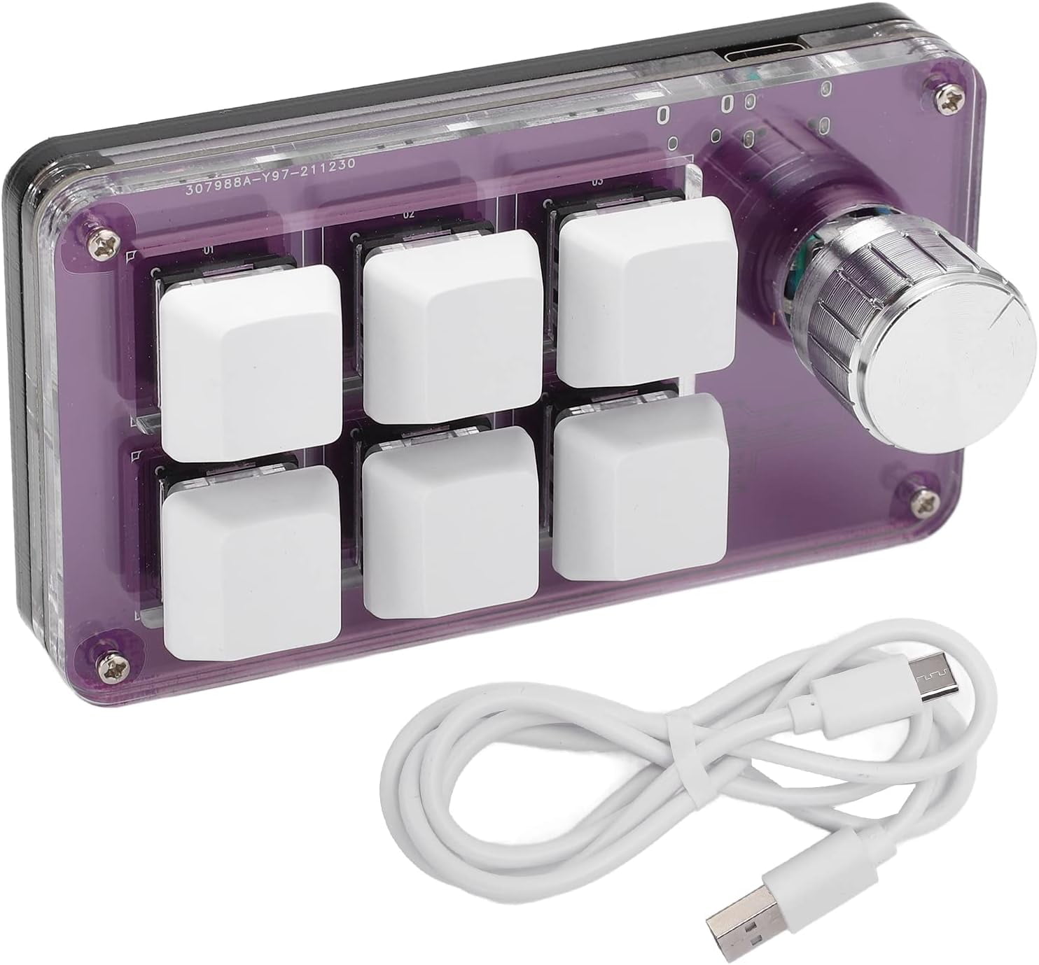 One Handed Gaming Keyboard Mechanical Keyboard Multifunction Mini ...