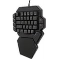 One Handed Gaming Keyboard Rgb Backlit Gaming Keypad 35 Keys Accurate ...