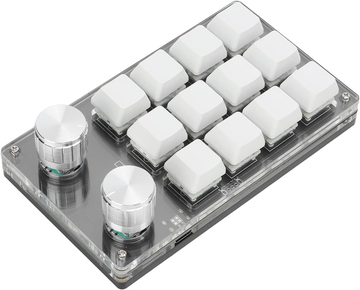 One Handed Macro Mechanical Keyboard, 12 Keys Mechanical Gaming ...