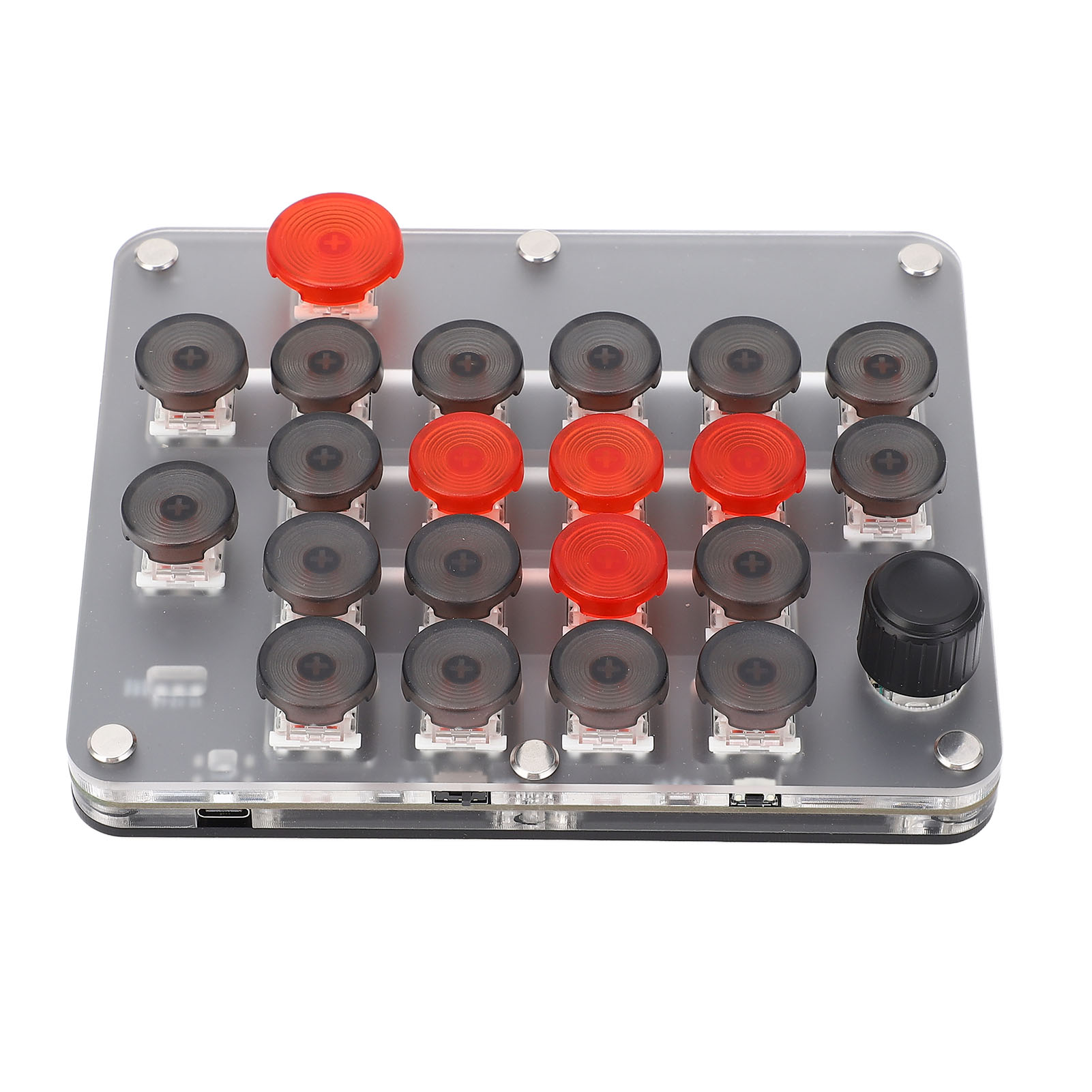 One Handed Macro Mechanical Keyboard, Accurate Control 21 Keys Gaming ...