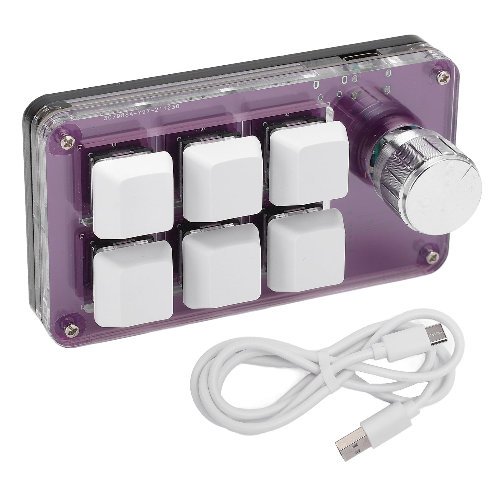 One Handed Mechanical Keyboard Multifunction Mini Gaming Keypad ...