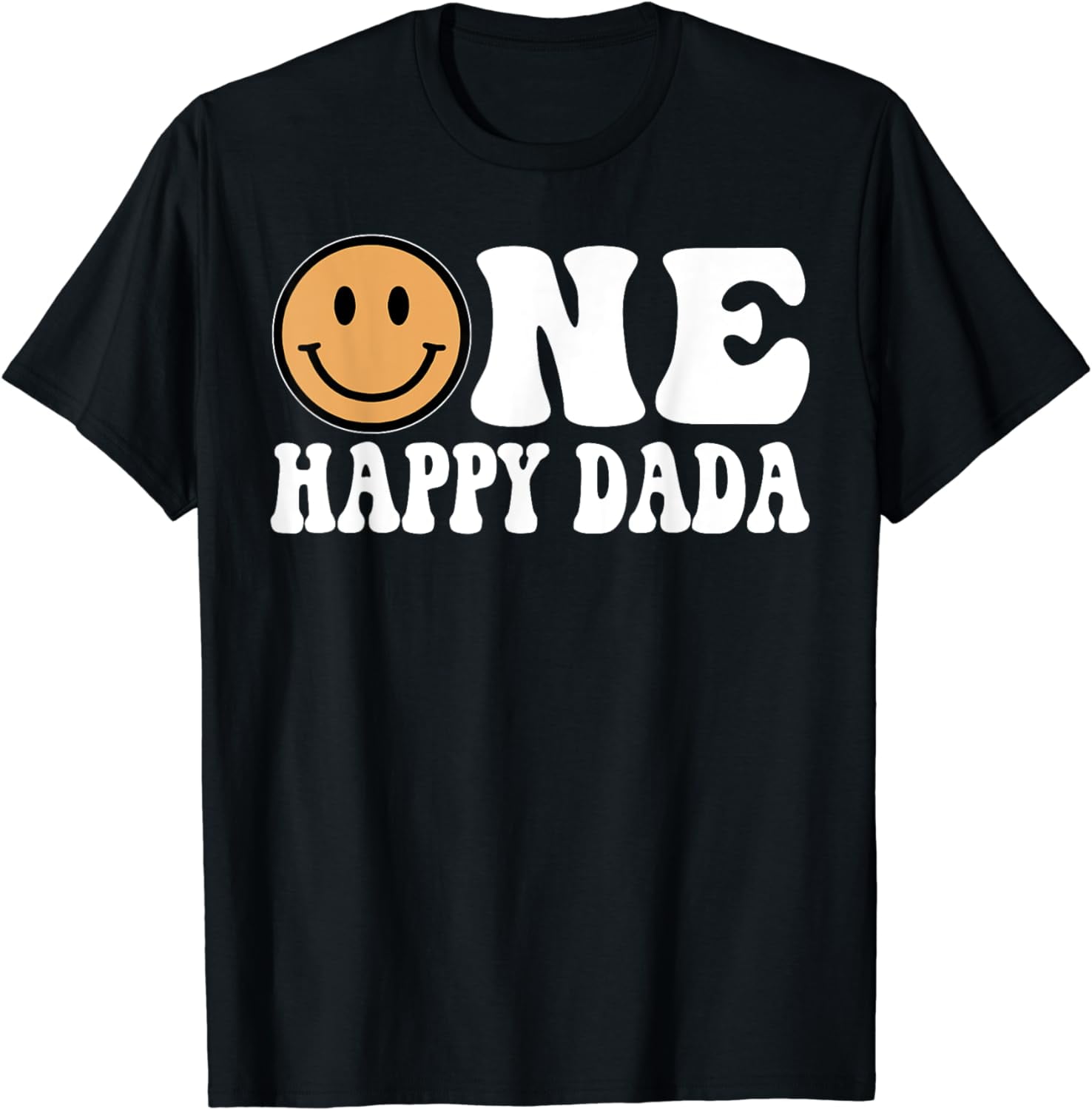 One Happy Dude Dada 1st Birthday Family Matching Party T-Shirt ...