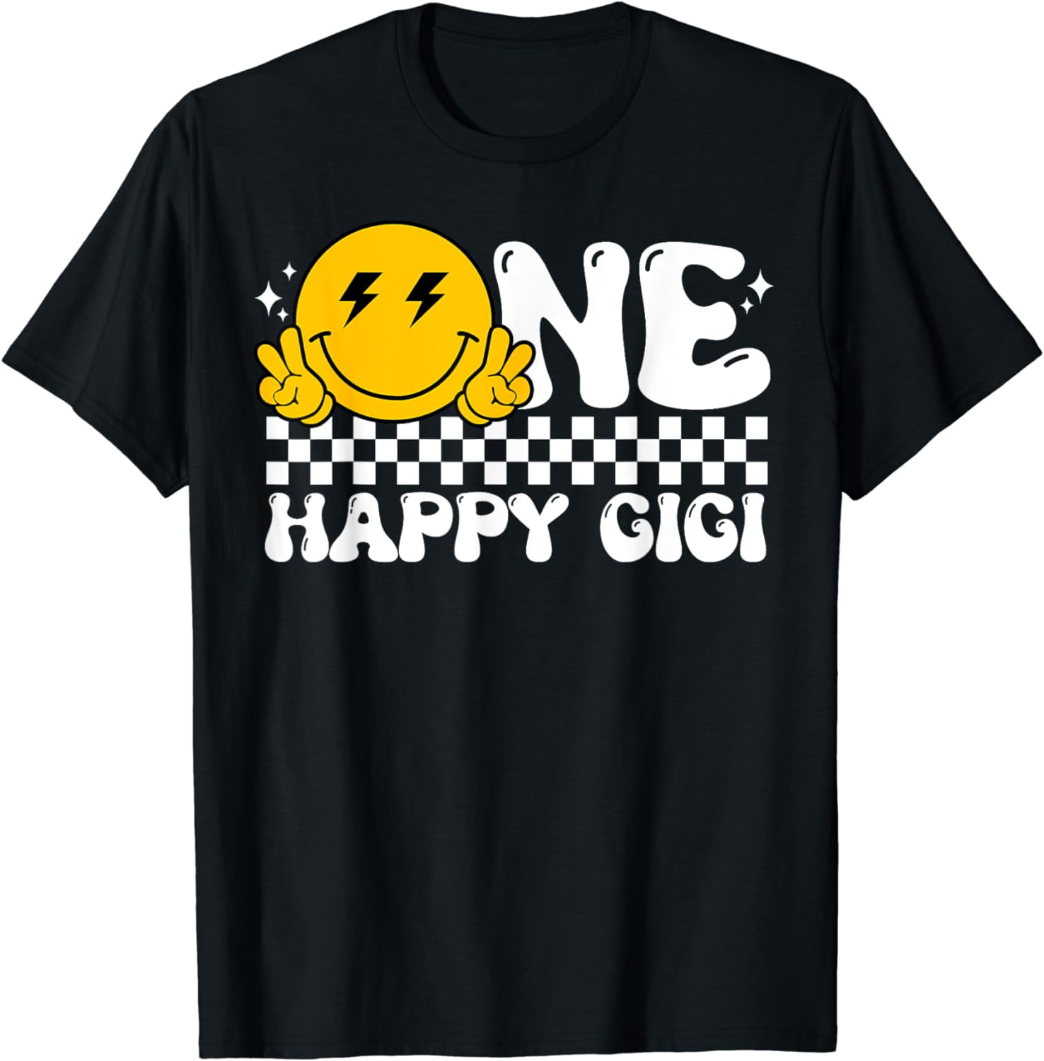 One Happy Dude Gigi Groovy 1st Birthday Family Matching T-Shirt ...