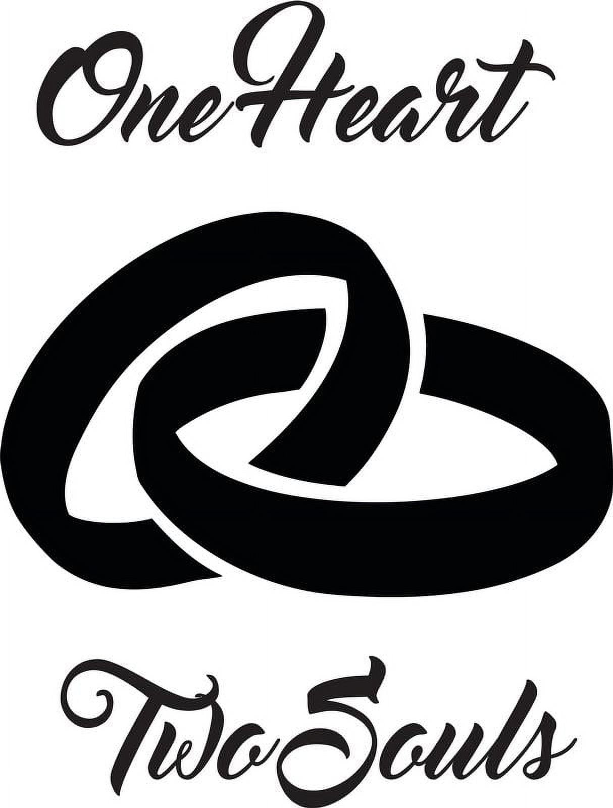 One Heart Two Souls Wedding Rings Quote Marriage Husband Wife Love ...