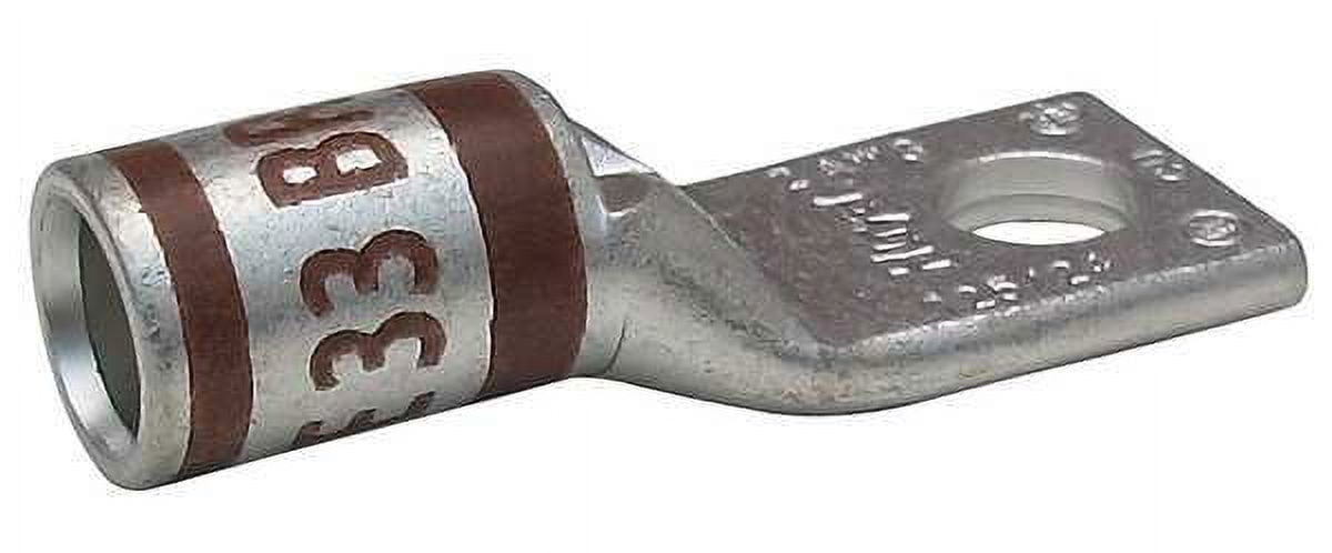 One Hole Lug Compression Connector, 2 AWG(24C343) - Walmart.com