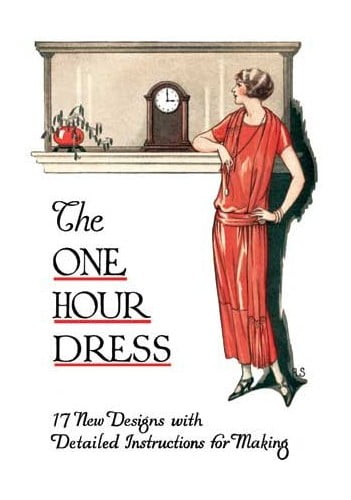 Pre-Owned One Hour Dress -- 17 Vintage 1924 Dress Designs with Detailed ...