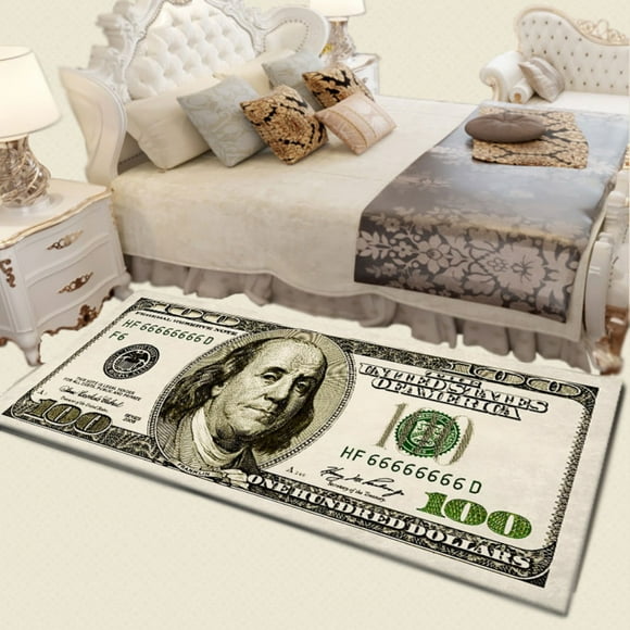 100 Dollar Bill Rug