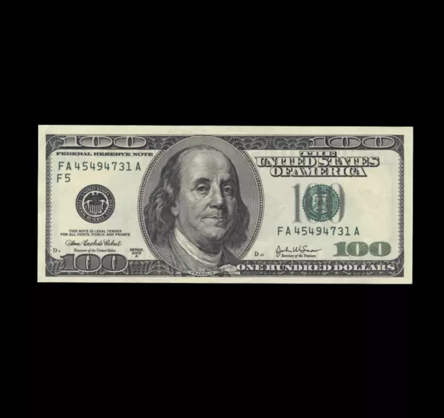 One Hundred Dollar Bill Sticker Phone Decal Water Bottle Stickers Car ...