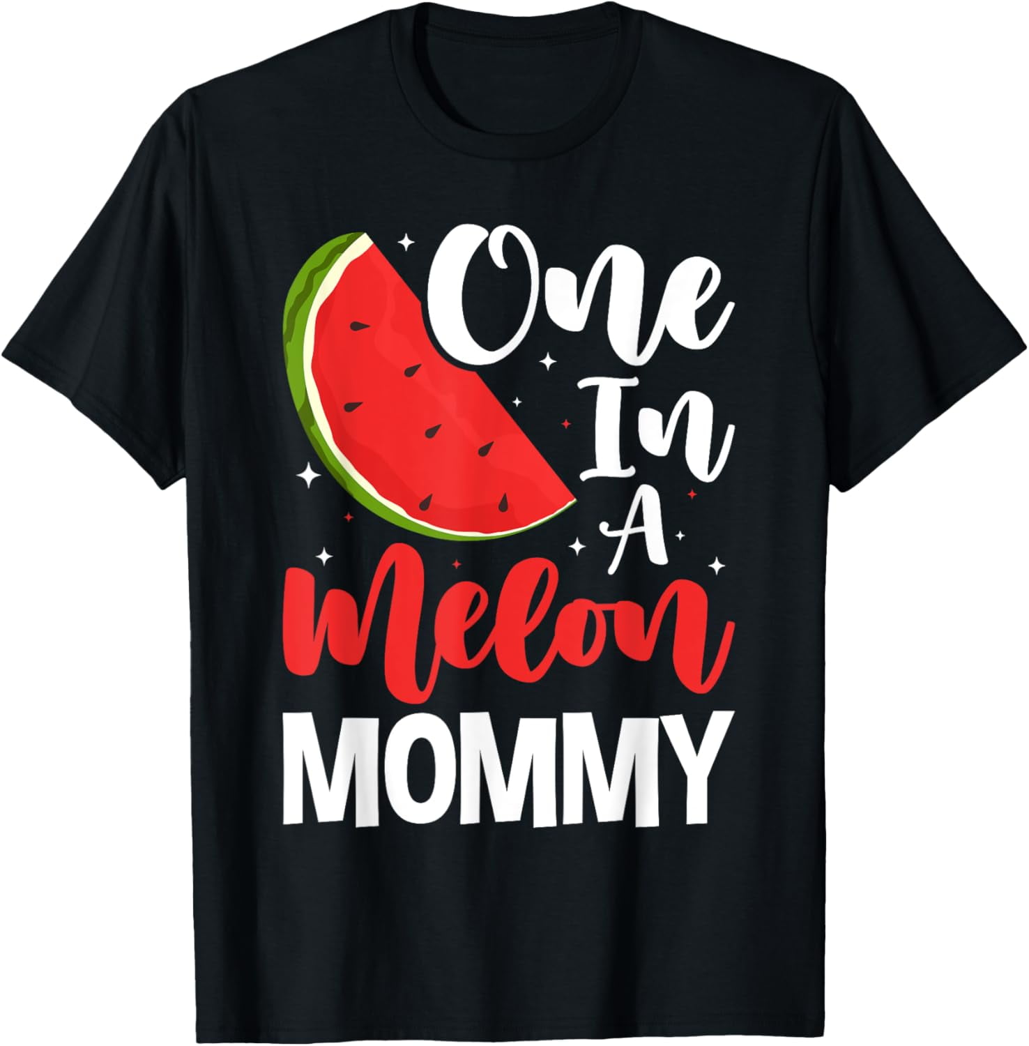 One In A Melon Mommy Watermelon Family Matching T-Shirt - Walmart.com