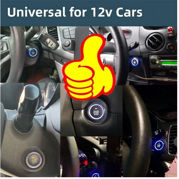 One-Key Engine ON/OFF System Auto Central Locking Kit Smartphone APP ...