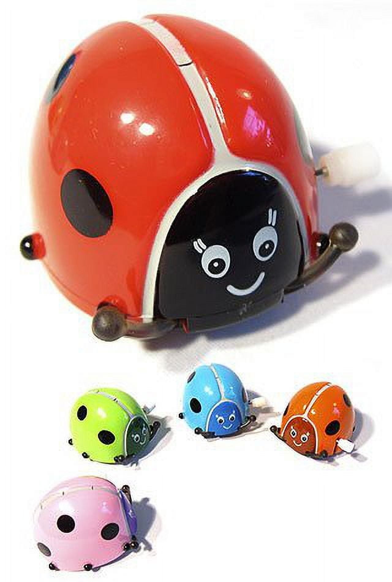 One Lady Bug Rollover Plastic Wind Up - Walmart.com