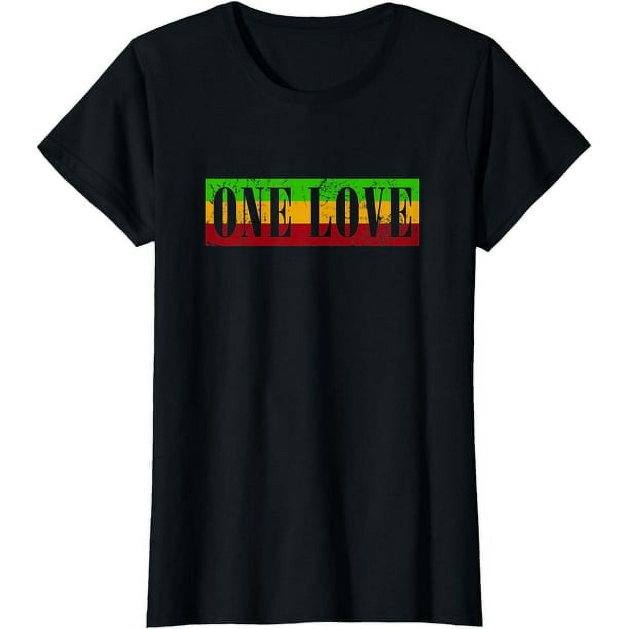 One Love Sign Rasta T-Shirt Jamaica Retro Vintage Gift T-Shirt For Men ...