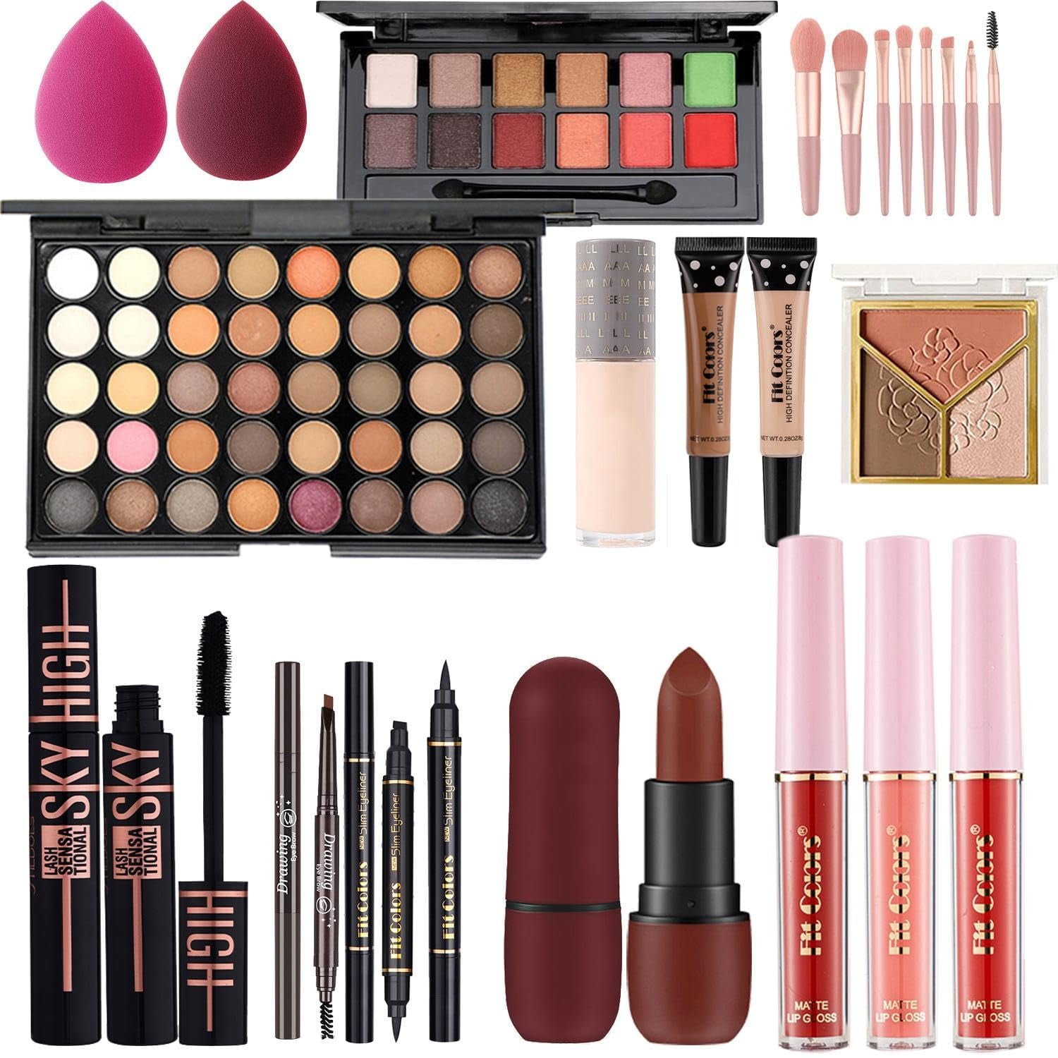 All in One Makeup Kit for Women Full Multipurpose Makeup Gift Set ...