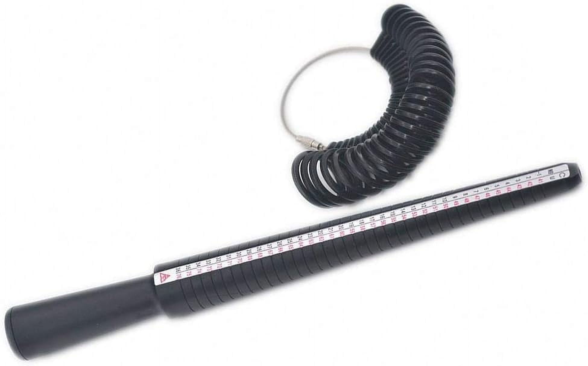 One Measuring Tools 260mm Plastic Ring Sizes Mandrel Stick Finger Gauge ...