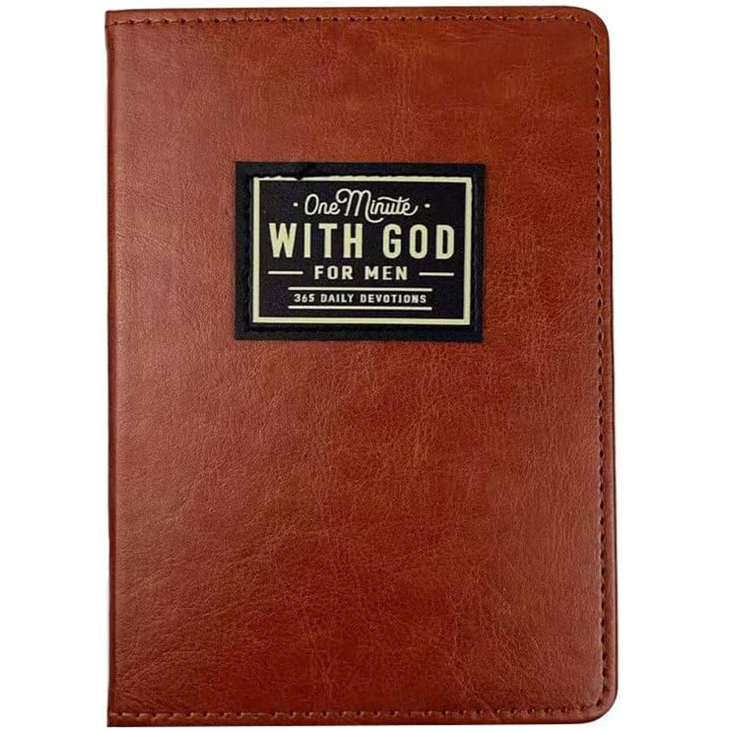 One Minute WITH GOD for Men, 365 Days of Daily Prayer Brown Book, Bible ...