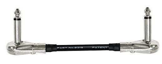 One Mogami 2319 9 inch Guitar Pedalboard Patch Cable With Pancake ...