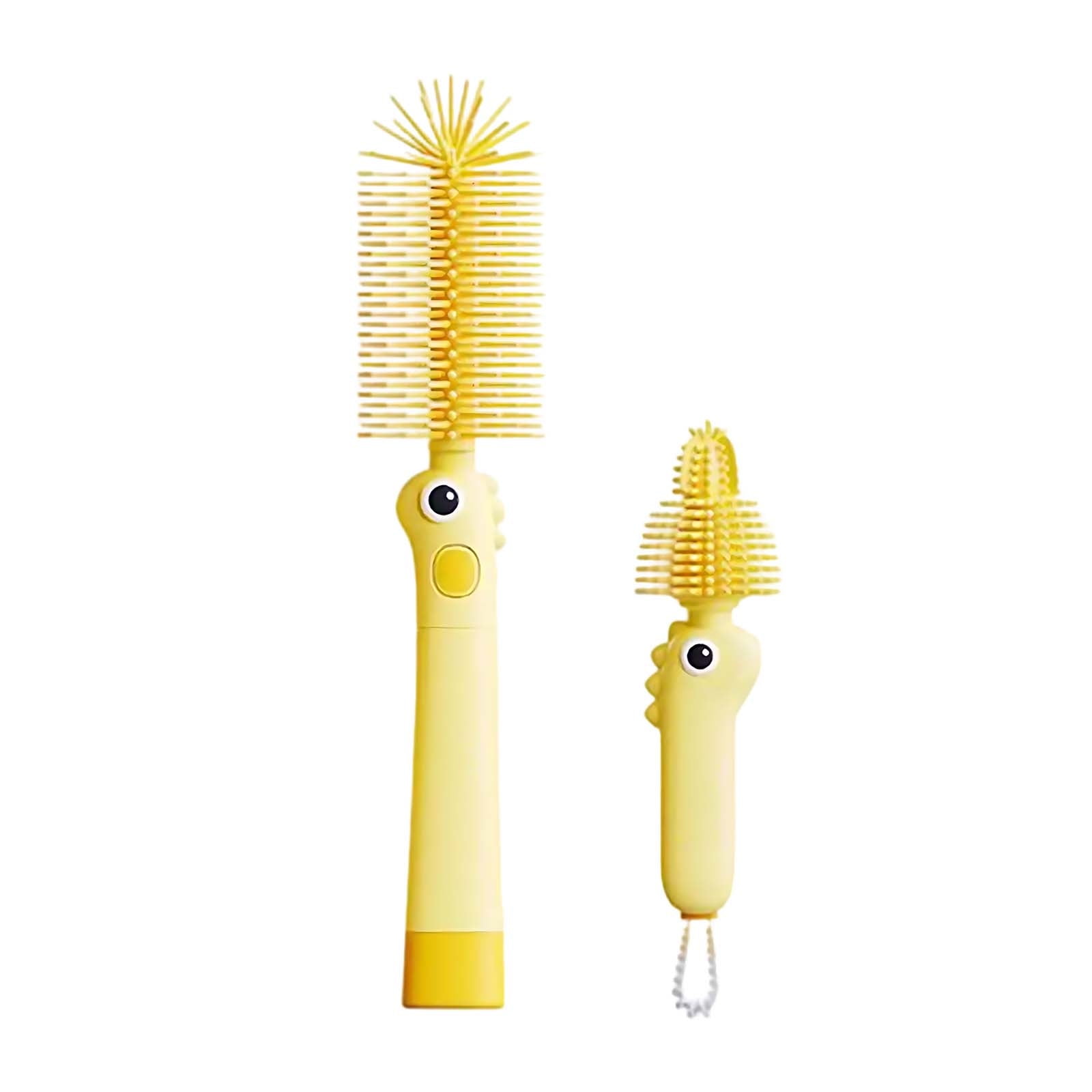 All In One Multifunctional Silicone Bottle Brush Set, with Nipple Brush ...