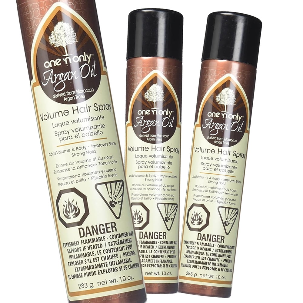One N Only Argan Oil Volume Hair Spray, 10 Oz - Pack of 3 - Walmart.com