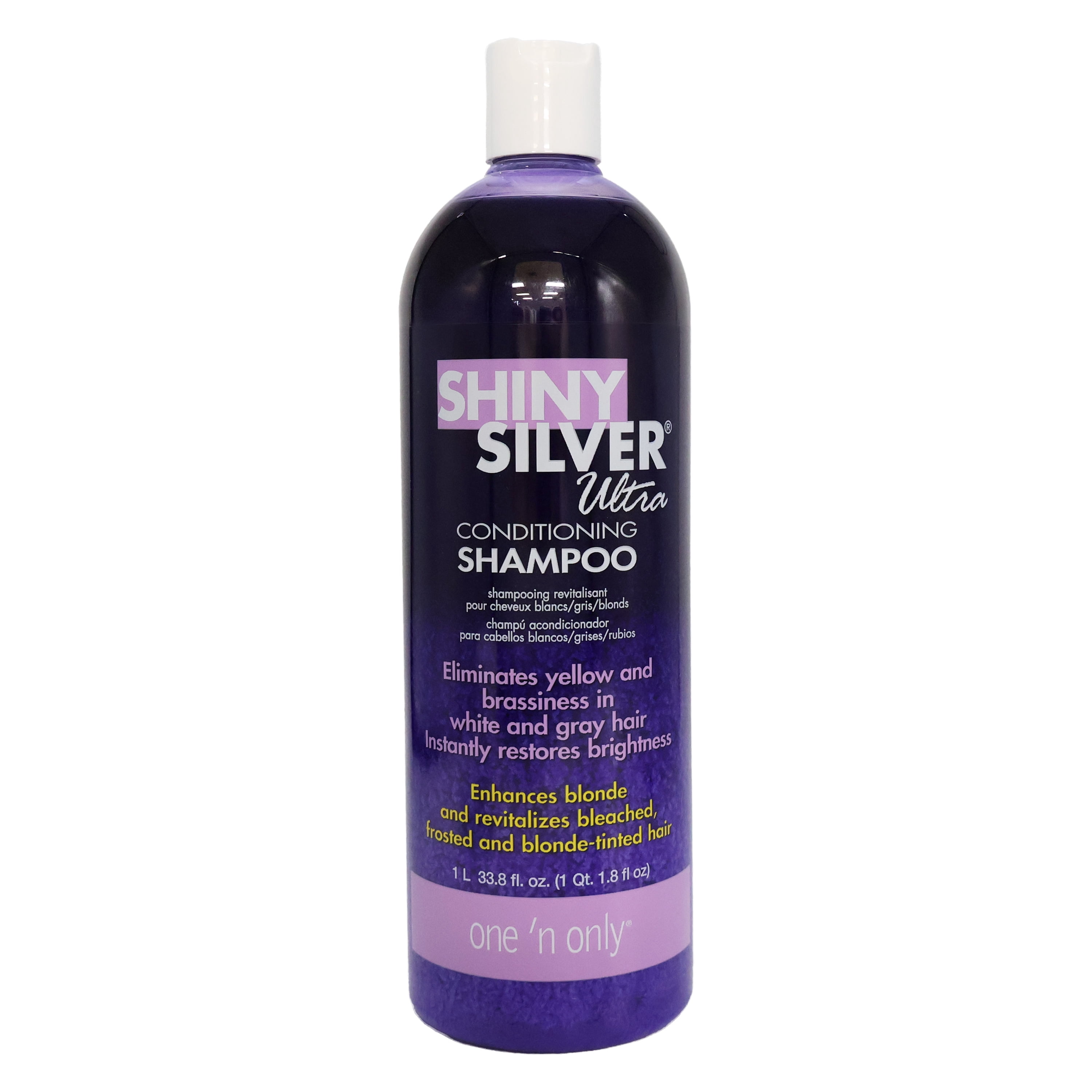 One N Only Shiny Silver Ultra Conditioning Shampoo, 33.8 Oz., Pack of 3 ...