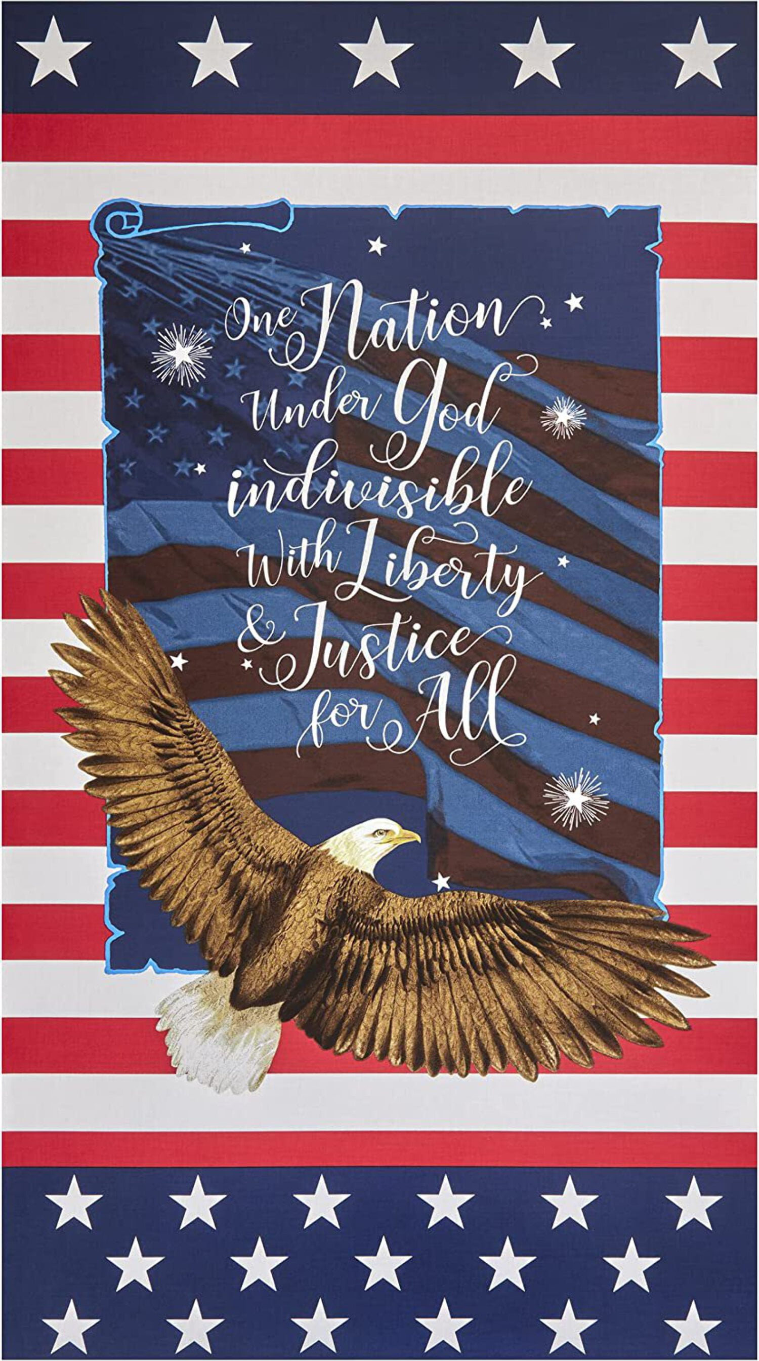 One Nation 24'' Panel Fabric - Walmart.com