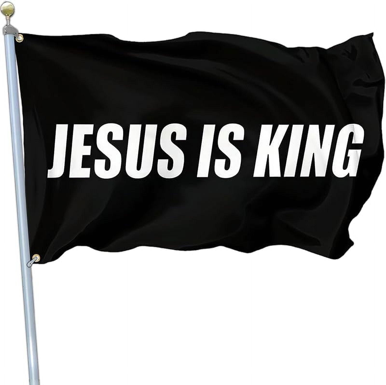 One Nation- Under God Flag God Bless America Flag- With Jesus Christ ...