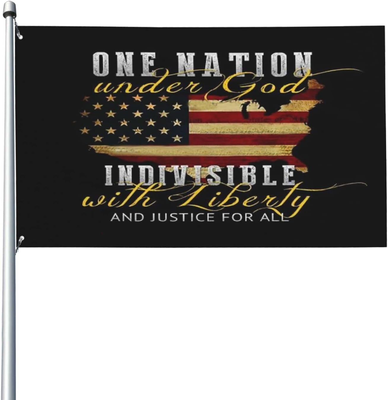 One Nation Under God, Indivisible with Liberty and Justice for All USA ...