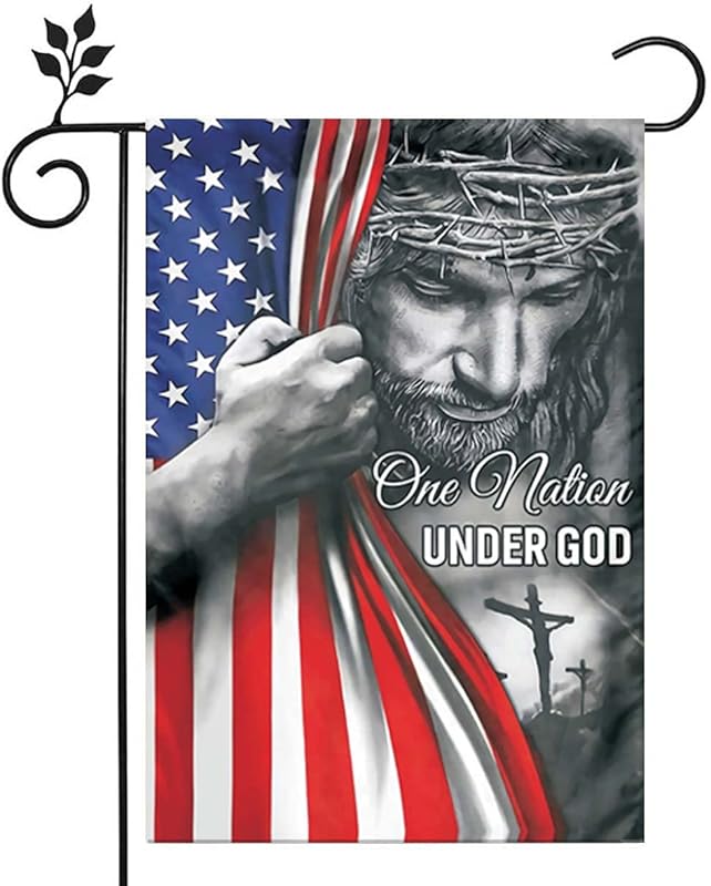 One Nation Under God Flag Christian - Jesus - USA 3x5 ft Double Side ...