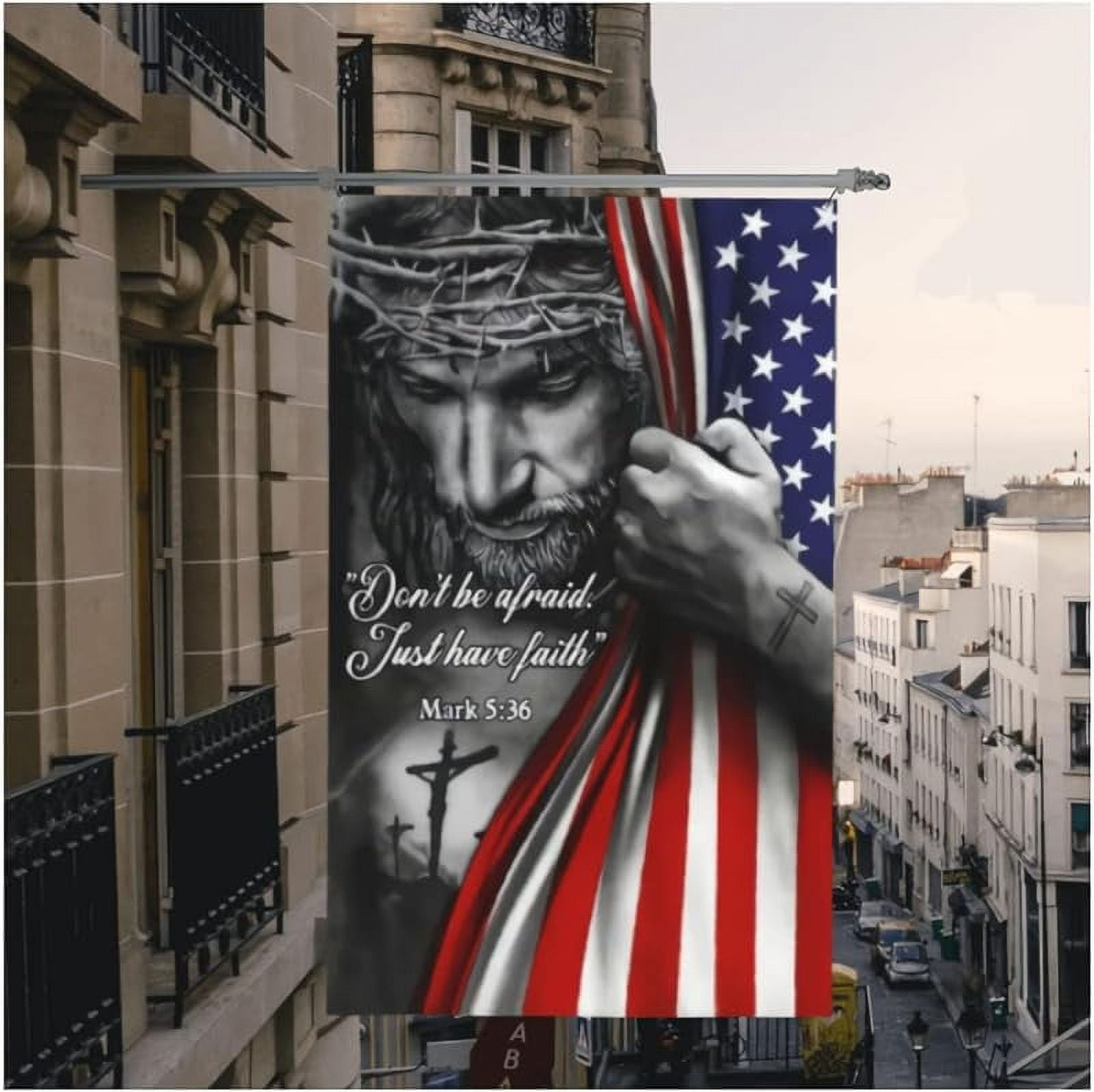 One Nation Under- God Flag Patriotic God Bless America Flag Christian ...