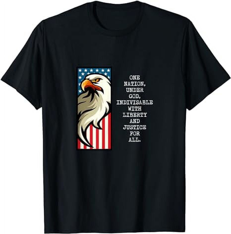One Nation Under God - Pledge of Allegiance T-Shirt - Walmart.com