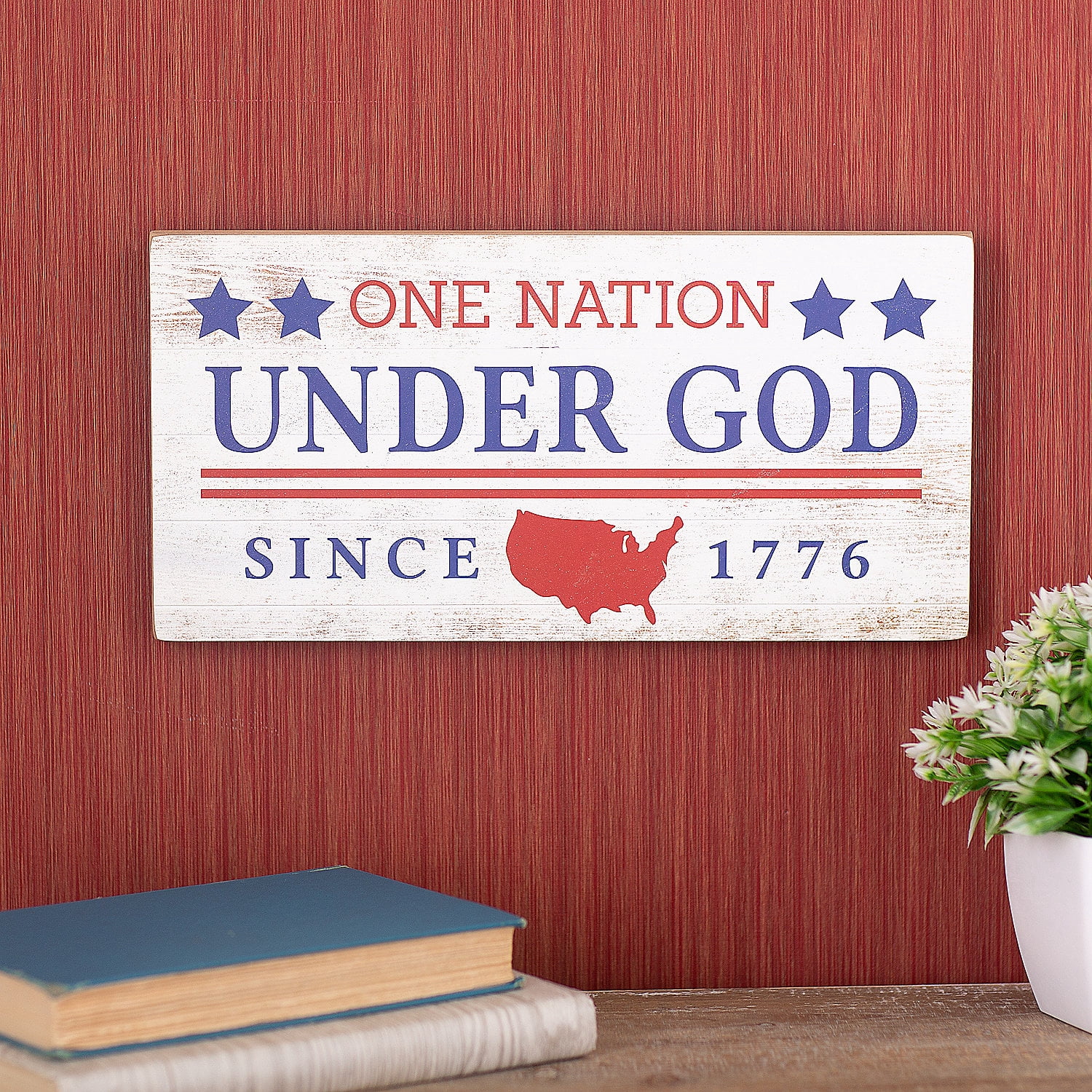 One Nation Under God Sign - Walmart.com