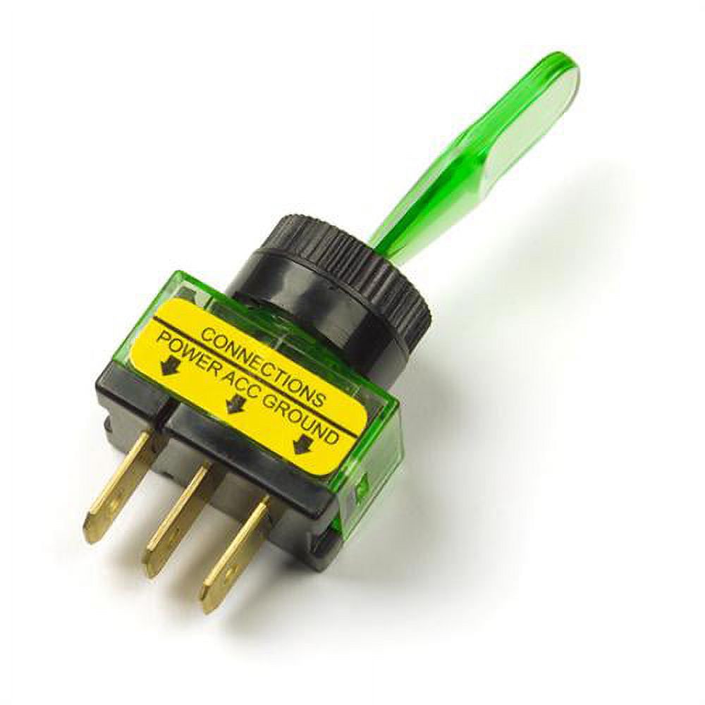 One New Green Toggle Switch On/Off w/ 3 Blade Terminal - Walmart.com