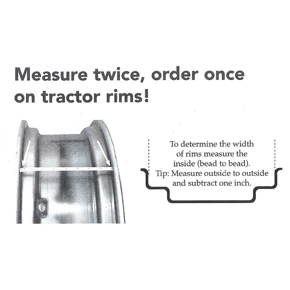 One New Rear Rim Fits Ford Tractors 2N 3000 4000 9N NAA 600 5600 8N ...