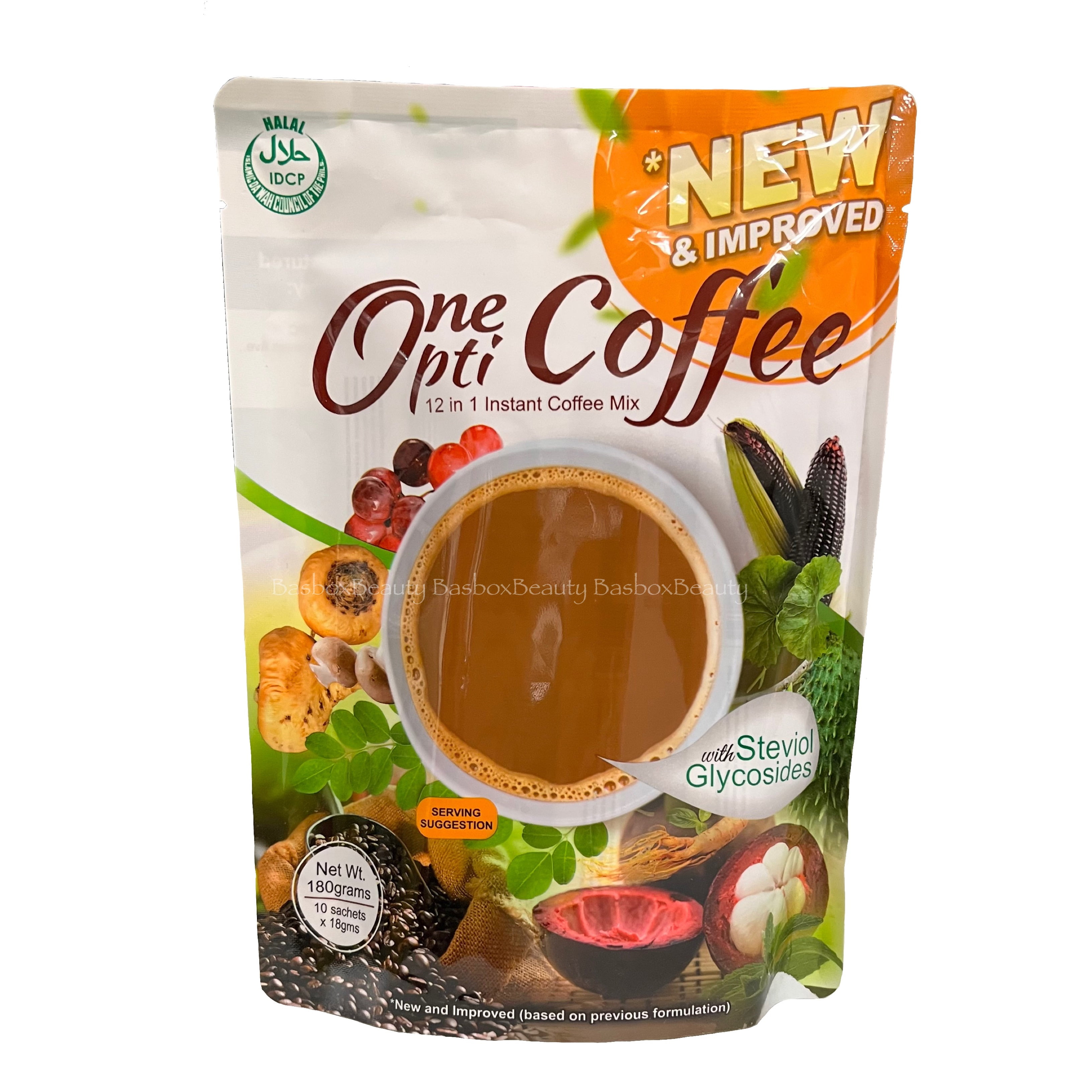 One Opti Super Coffee 12-in-1 Coffee Mix, 10 Sachets - Walmart.com
